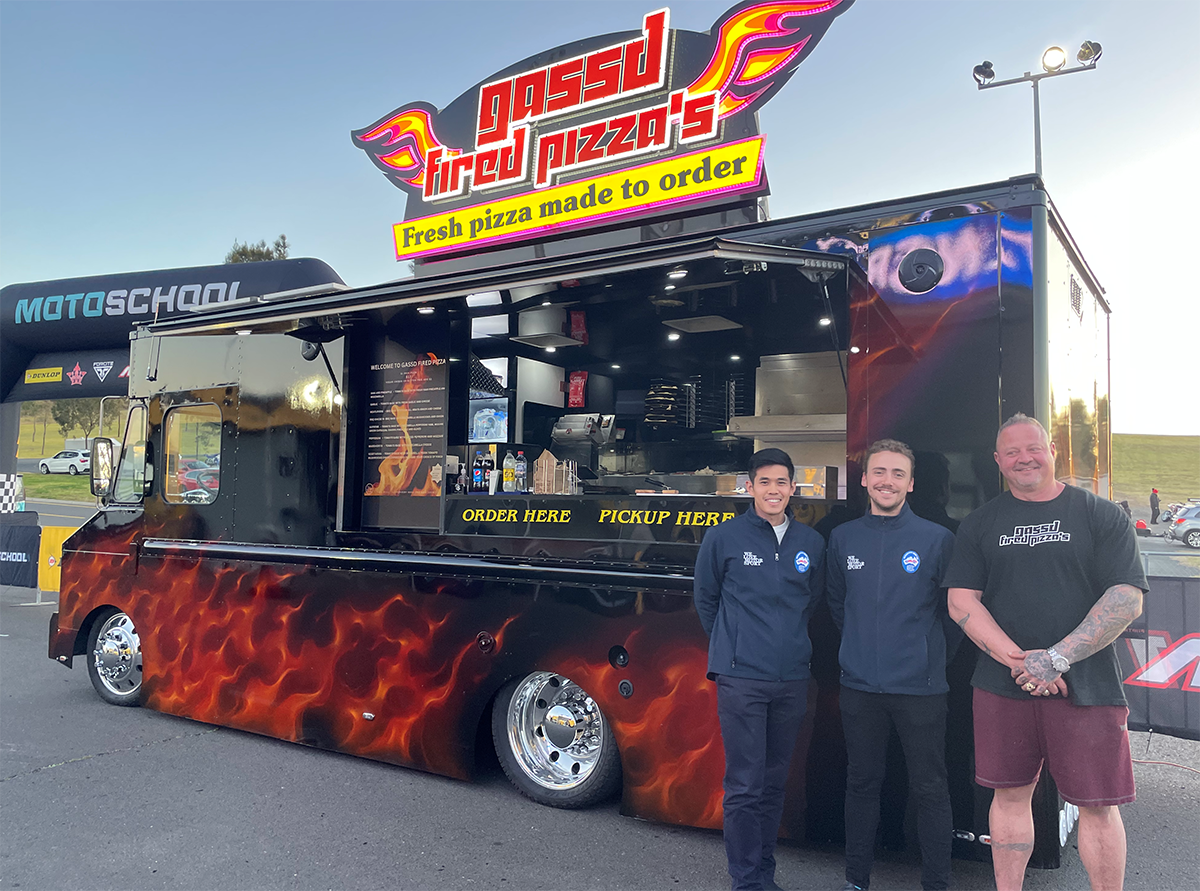 Solar pizza truck at SMSP